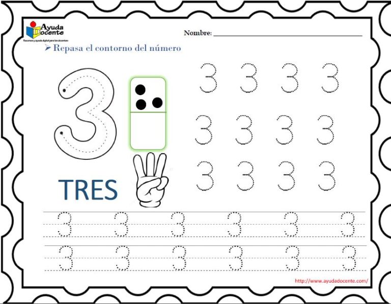 Cuadernillo ejercicios de Mis Primeros Números - AYUDA DOCENTE