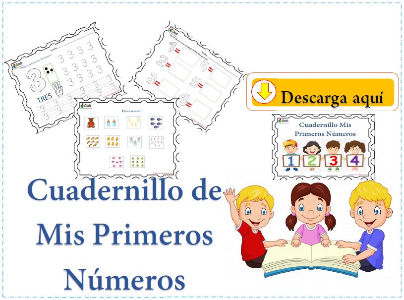 Cuadernillo ejercicios de Mis Primeros Números - AYUDA DOCENTE