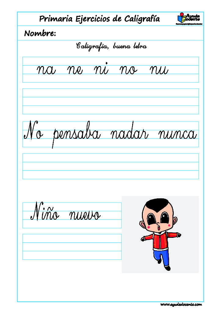 Ejercicios para mejorar la letra pdf - AYUDA DOCENTE