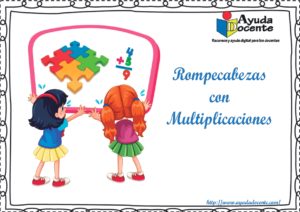 Rompecabezas de multiplicaciones para imprimir - AYUDA DOCENTE